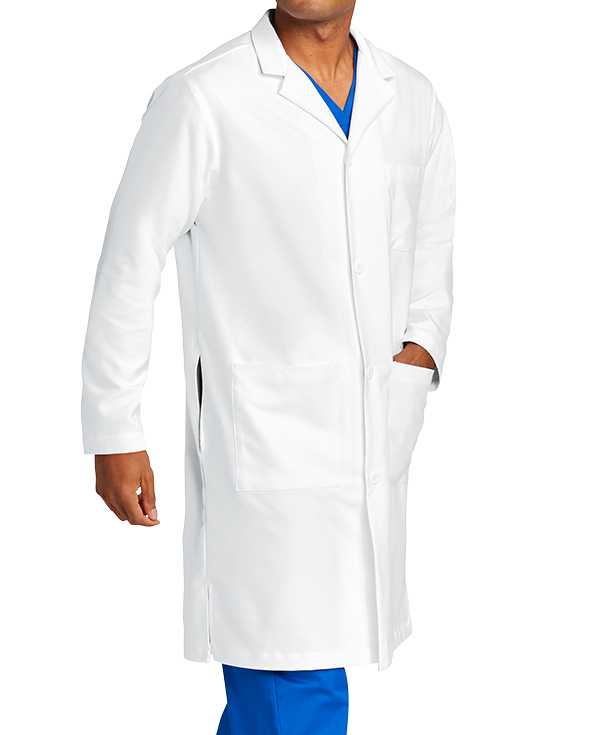 CustomInk Sizing Line-Up for WonderWink 4-Button Long Lab Coat ...