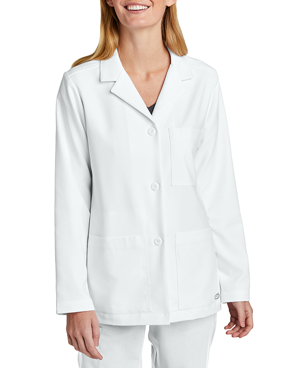 CustomInk Sizing Line-Up for WonderWink Women’s Consultation Lab Coat ...