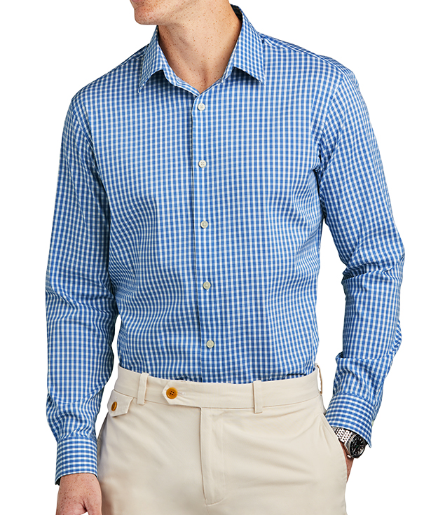 CustomInk Sizing Line-Up for Brooks Brothers® Tech Stretch Patterned ...