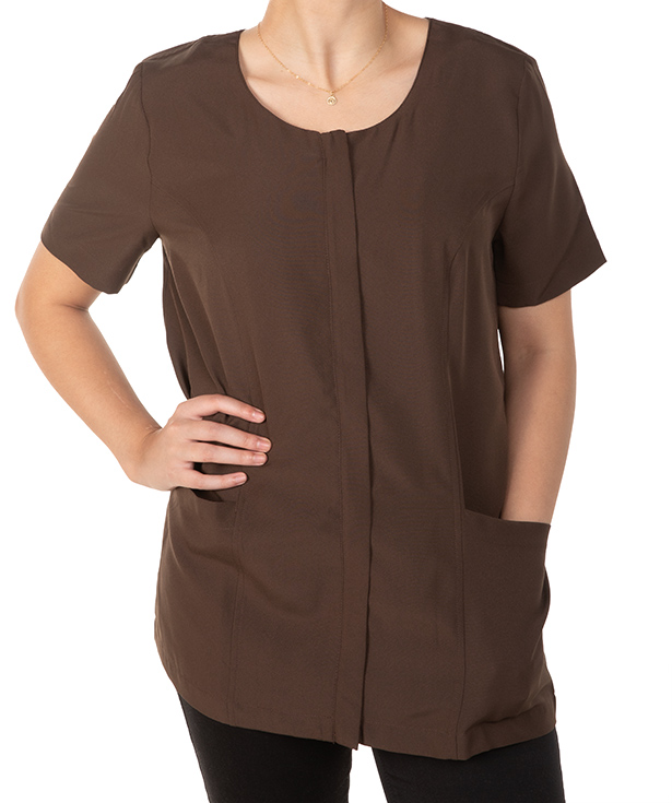 CustomInk Sizing Line-Up for Essential Women's Soft-Stretch Work Tunic ...