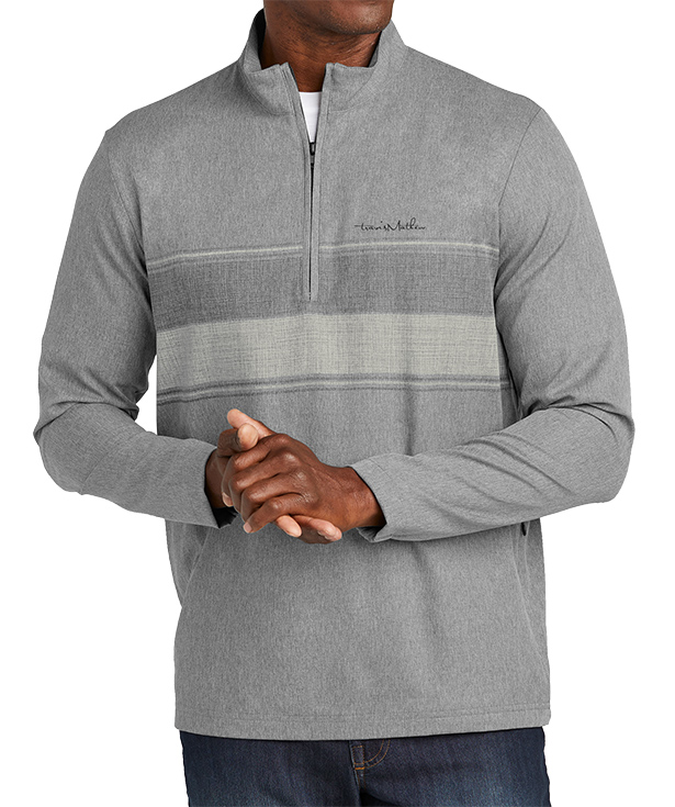 CustomInk Sizing Line-Up for TravisMathew Balboa Chest Stripe Quarter ...