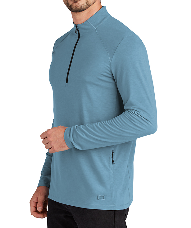 CustomInk Sizing Line-Up for OGIO Motion Performance Quarter Zip ...