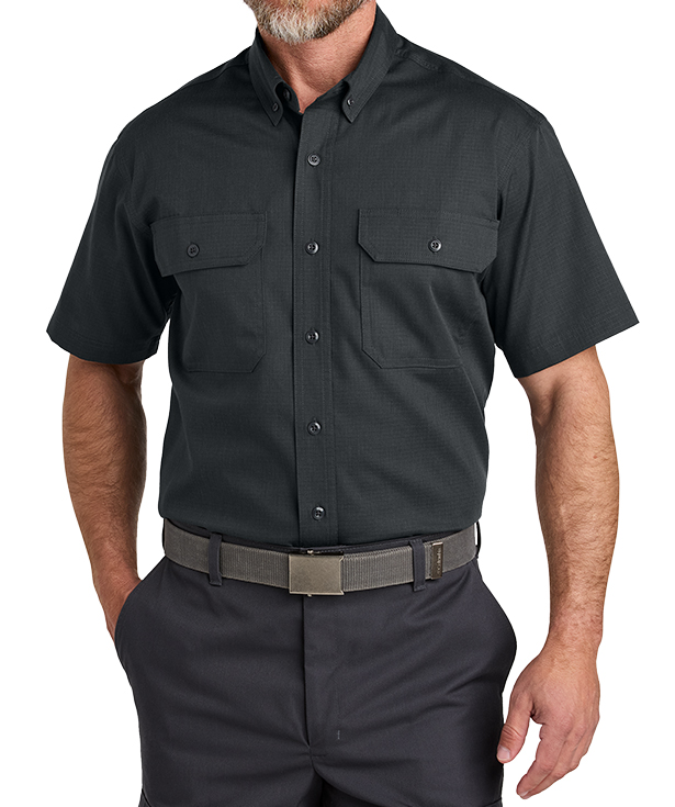 CustomInk Sizing Line-Up for CornerStone Select Ripstop Short Sleeve ...