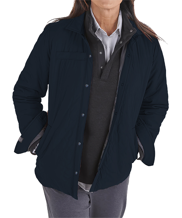 CustomInk Sizing Line-Up for Storm Creek Women's Artisan Quilted Shirt ...