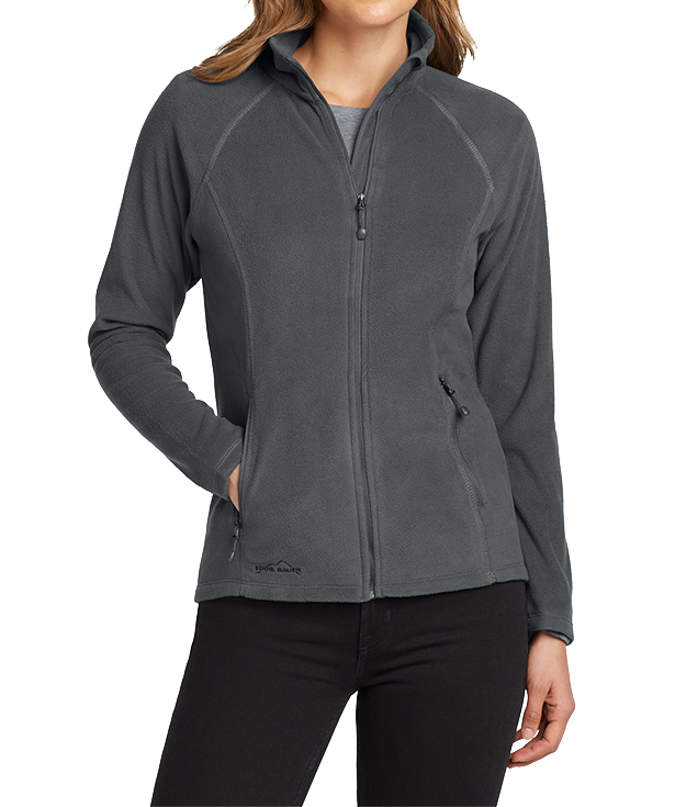 CustomInk Sizing Line-Up for Eddie Bauer Women's Full Zip Microfleece ...