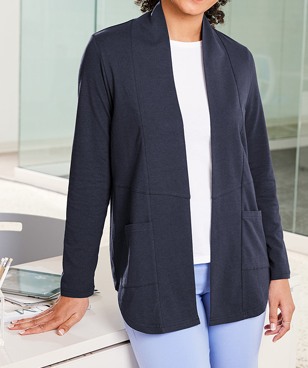 CustomInk Sizing Line-Up for Devon & Jones Women's Raleigh Stretch Open ...