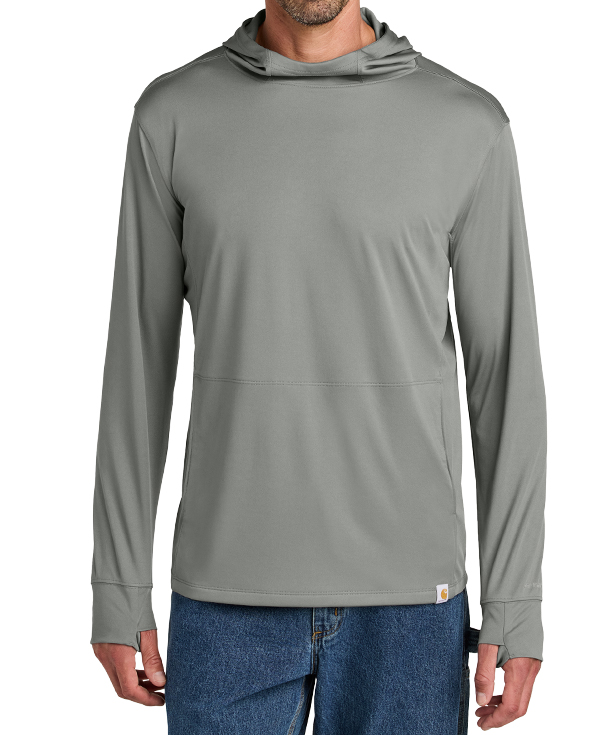 CustomInk Sizing Line-Up for Carhartt Force Sun Defender UPF 50+ Hooded ...