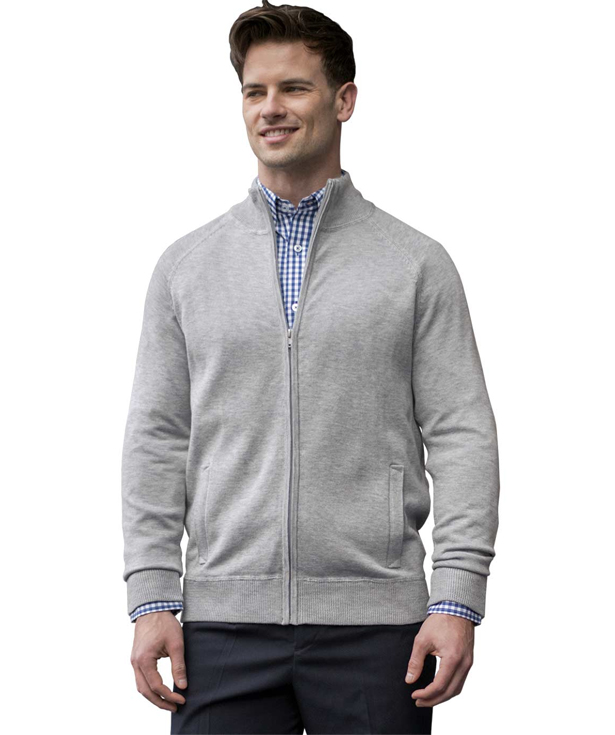 CustomInk Sizing Line-Up for Edwards Lightweight Full Zip Sweater ...