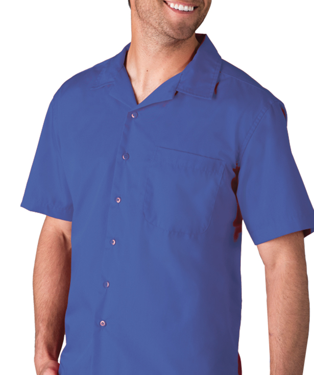 CustomInk Sizing Line-Up for Blue Generation Poplin Short Sleeve Camp ...