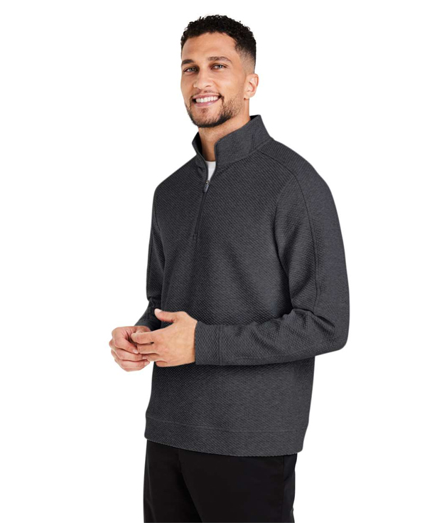 CustomInk Sizing Line-Up for North End Spirit Textured Quarter Zip ...