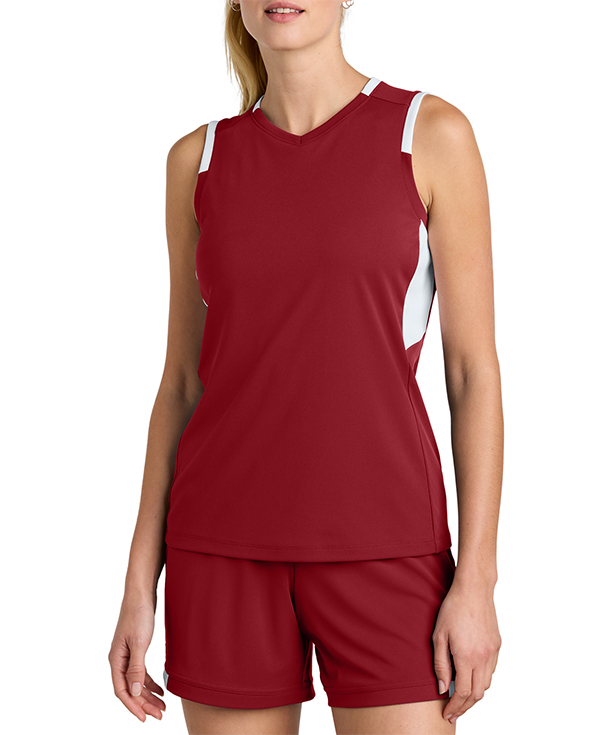 CustomInk Sizing Line-Up for Sport-Tek Women’s Club Sleeveless ...