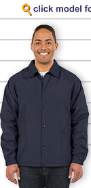 CustomInk.com Sizing Line-Up for Sport-Tek Coaches Jacket - Standard Sizes
