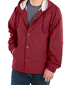 CustomInk Sizing Line-Up for Independent Trading Hooded Coaches Jacket ...
