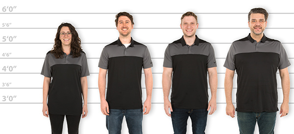 CustomInk.com Sizing Line-Up for Limited Edition Nike Colorblock ...